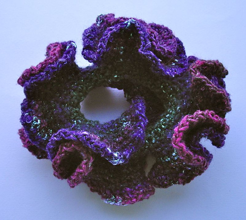 Ravelry: smbelcas' more negatively curved Mobius band