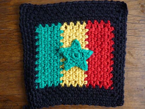 Ravelry: kokkole's Flag Squares for Knit-A-Square