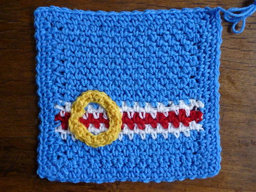 Ravelry: kokkole's Flag Squares for Knit-A-Square