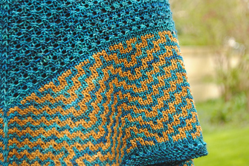 Ravelry: Ripple Rock Shawl pattern by Judy Marples