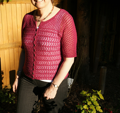 Ravelry: Sideways Knitted Cardigan pattern by Debbie Bliss