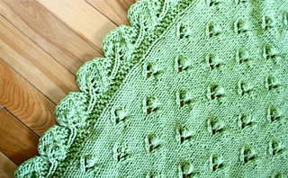 Ravelry: Green Leaves Baby Blanket pattern by Clara Beauty