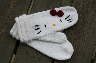 Ravelry: butnostephanie's Knittin' Fricken' Kitten Mittens!
