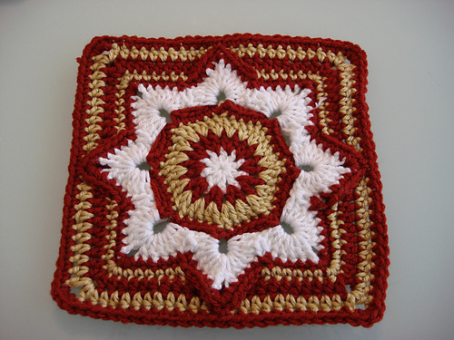 Ravelry: Eight Pointed Flower pattern by Julie Yeager