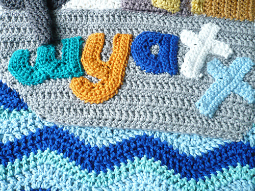 Ravelry: Lowercase Alphabet Crochet Motifs pattern by Jenny R. Brown