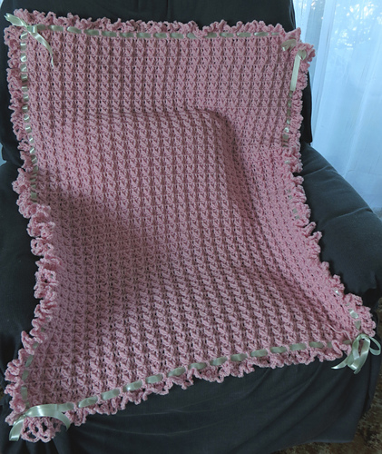 Ravelry: hesterbox's Pink and Girlie Frilly Heart Blanket