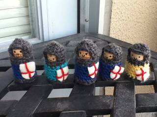 Ravelry: McLovin's Knights (with knitting instructions)