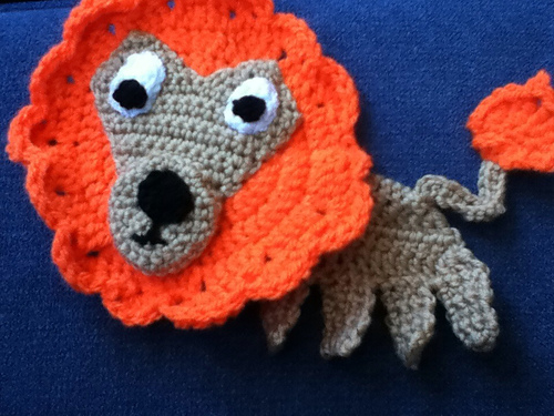 Ravelry: Lion Applique pattern by Crochetamommy