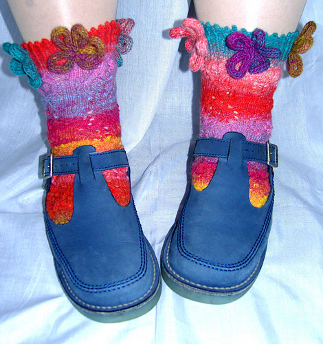 Ravelry: The Hippie Hippie Socks pattern by Nicola W