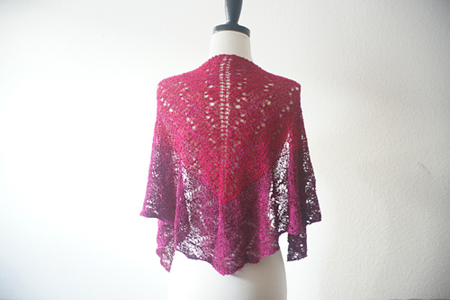 Ravelry: Rayon Boucle Shawl pattern by Michelle Miller