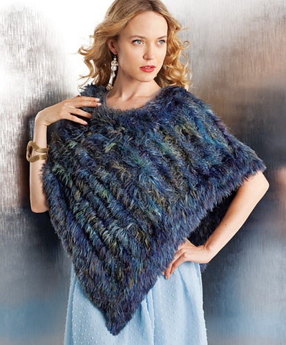 Ravelry: 6702 Martha Poncho pattern by Laura Bryant