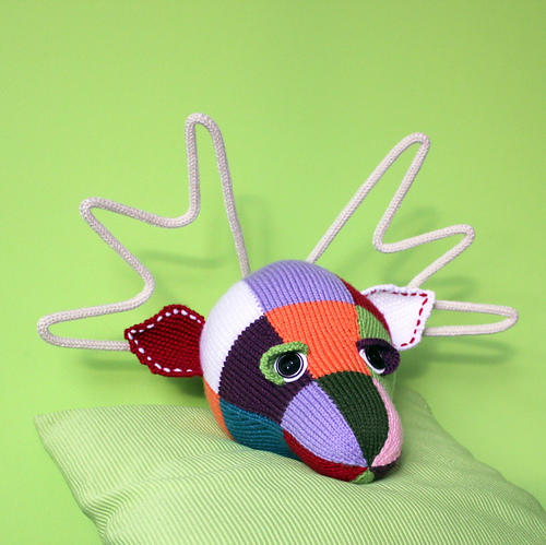 Ravelry: Bucky the Stuffed Moose Head pattern by sharon maher