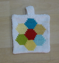 Ravelry: kGeometry: Hexagon Pot Holder pattern by knitvana