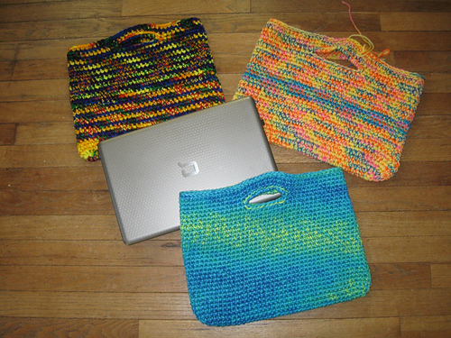 Ravelry: Crochet LapTop Bag, fast and easy pattern by Vicki Neff