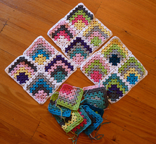 Ravelry: Modern Mitered Granny Square pattern by Sue Rivers