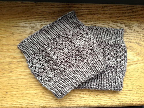 Ravelry: Lacy Boot Toppers pattern by Jillian Mellen