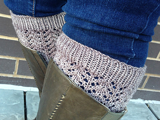 Ravelry: Lacy Boot Toppers pattern by Jillian Mellen