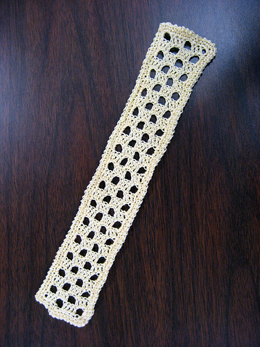Ravelry: Filet Bookmark pattern by Betty Hechtman