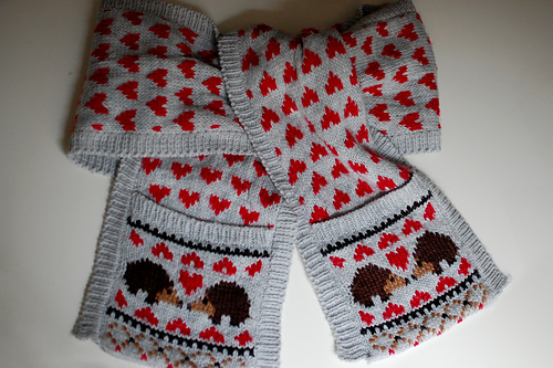 Ravelry: Hedgehog Love Scarf pattern by knittedblissJC