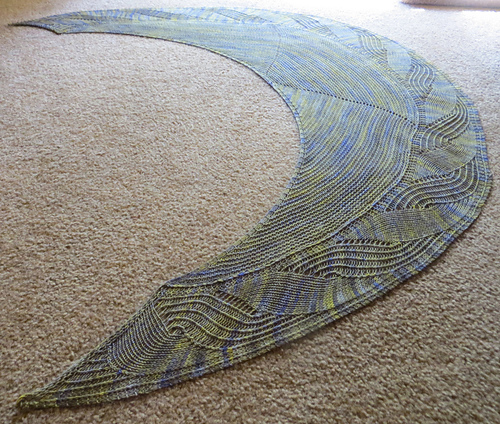 Ravelry: Metallurgy Shawl pattern by verybusymonkey