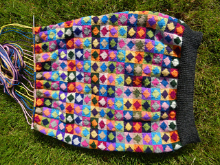 Ravelry: siouxian's A Harlequin cardigan morphs into a sweater