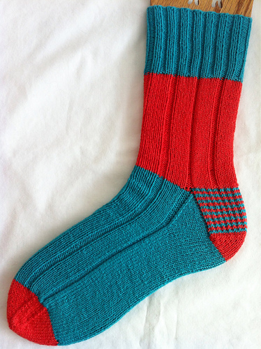 Ravelry: Two Tone Socks pattern by Nick Cox
