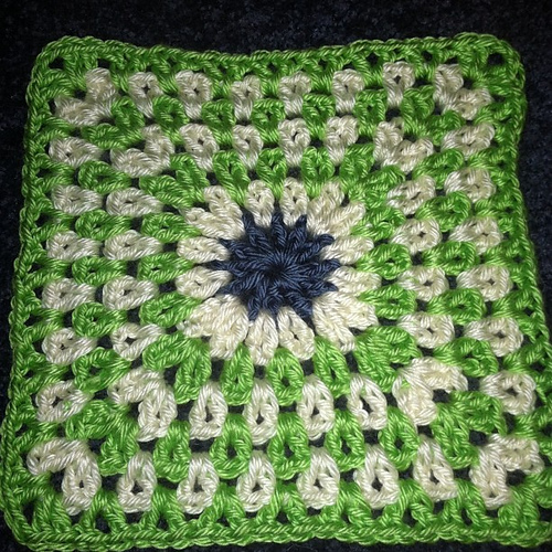 Ravelry: V-Star Square pattern by Kay C Fulmer