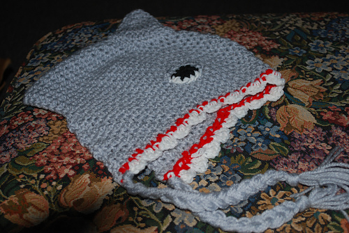 Ravelry: toddler shark hat pattern by Mary Hodges