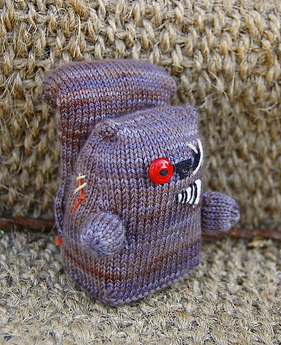 Ravelry: Cute Cuddly Courier & Mutant Zombie Squirrel pattern by ...