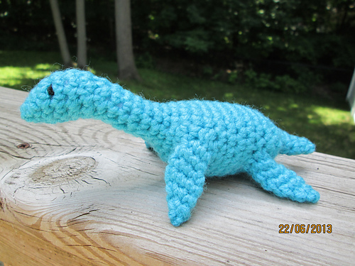 Ravelry: Rainbow dinosaur - Plesiosaurus pattern by Justyna Kacprzak