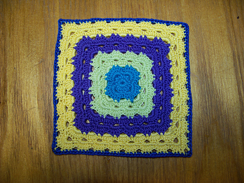 Ravelry: Four 12” Shell Stitch Granny Square Variations pattern by ...