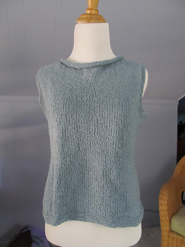 Ravelry: Drapey Cowl Neck Tank Top pattern by Kris Basta - Kriskrafter, LLC