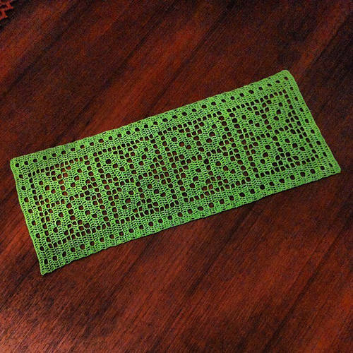 Ravelry: Filet Crochet Leaf Centerpiece pattern by Kat Mcab