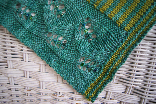 Ravelry: Leaf Press Shawl pattern by Judy Marples