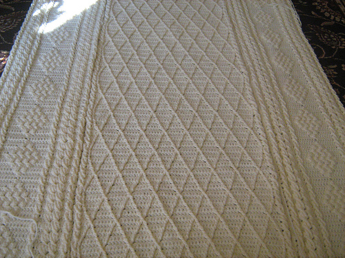 Ravelry: Fisherman Crocheted Afghan pattern by Sara Jane Treinen
