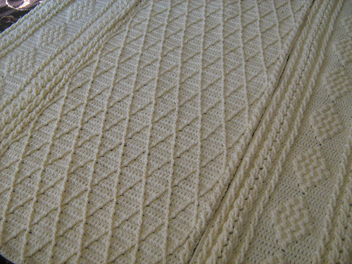 Ravelry: Fisherman Crocheted Afghan pattern by Sara Jane Treinen