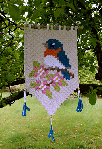 Ravelry: Spring Bluebird Banner pattern by Cherie Marie Leck