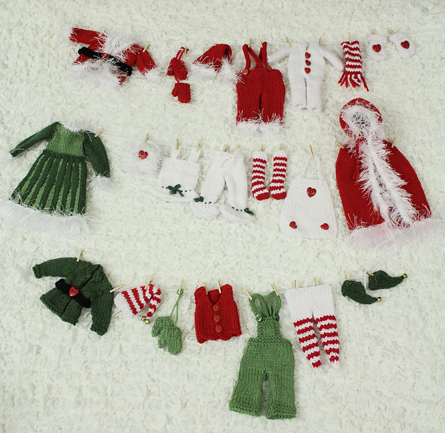 Ravelry: -dee-'s Elf Clothesline Garland