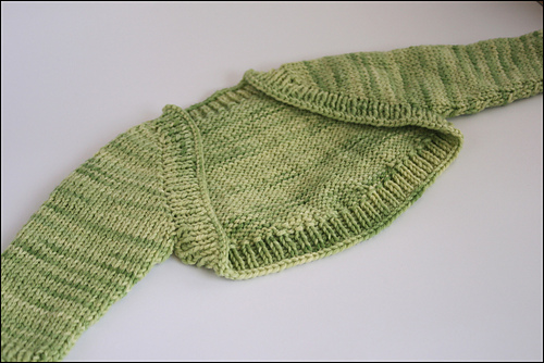 Ravelry: Seamless Baby Shrug pattern by StitchyMama