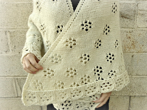 Ravelry: Snowflake Faroese Shawl pattern by Rachel D. McKinney