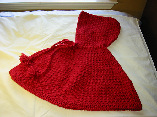 Ravelry: Red Riding Hood Cape pattern by Sharon Mann