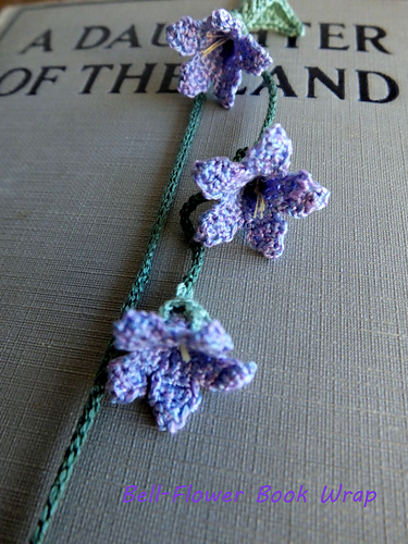 Ravelry: Bellflower Book Wrap pattern by Robin Dykema