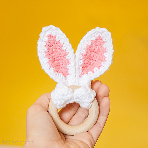 Ravelry: Bunny Ears Teether pattern by ChiWei Ranck