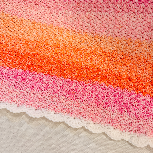 Ravelry: Shell Border Baby Blanket pattern by Kylee Keller