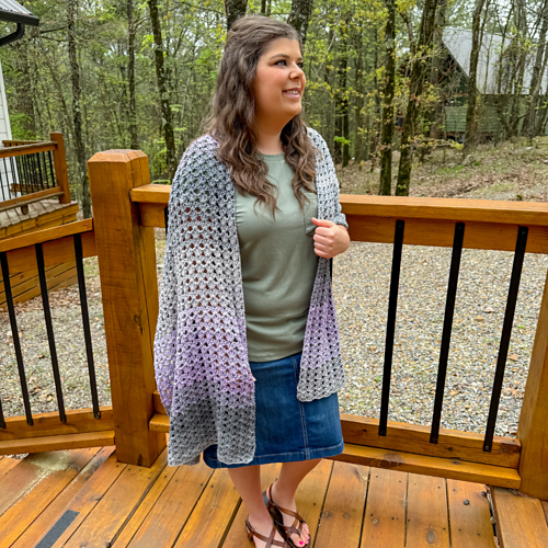Ravelry: Easy Iris Rectangle Shawl pattern by Kylee Keller