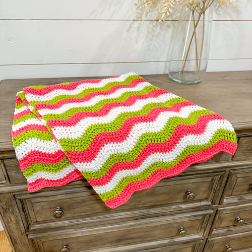 Ravelry: Easy Ripple Baby Blanket pattern by Kylee Keller