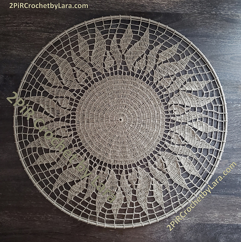 Ravelry: The Sun Mandala pattern by 2PiR Crochet by Lara