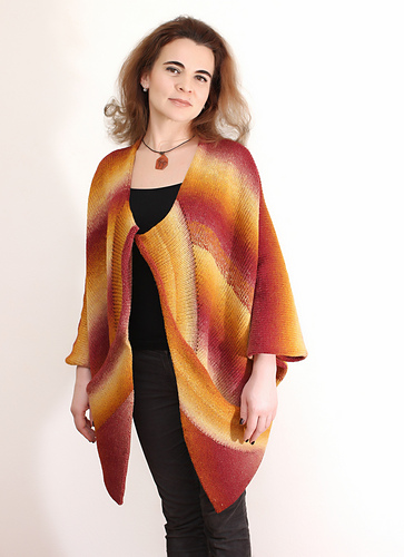Ravelry: Knitted Cardigan Phoenix pattern by ToBeStudio