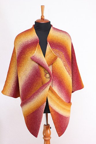 Ravelry: Knitted Cardigan Phoenix pattern by ToBeStudio