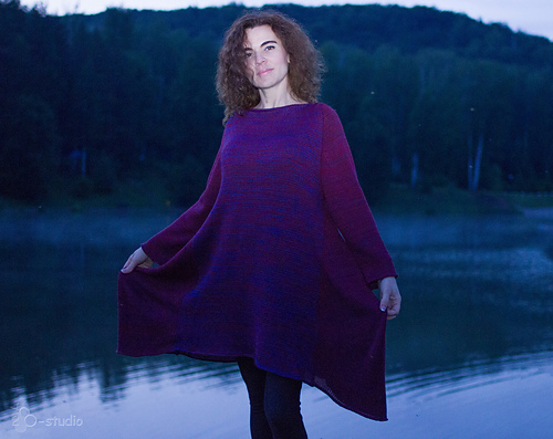 Ravelry: Nightfall Sweater Dress pattern by ToBeStudio